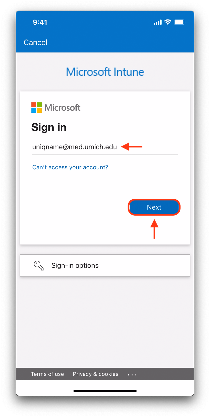 - Intune Mobile - How to enroll an iPhone or iPad - Knowledge Portal