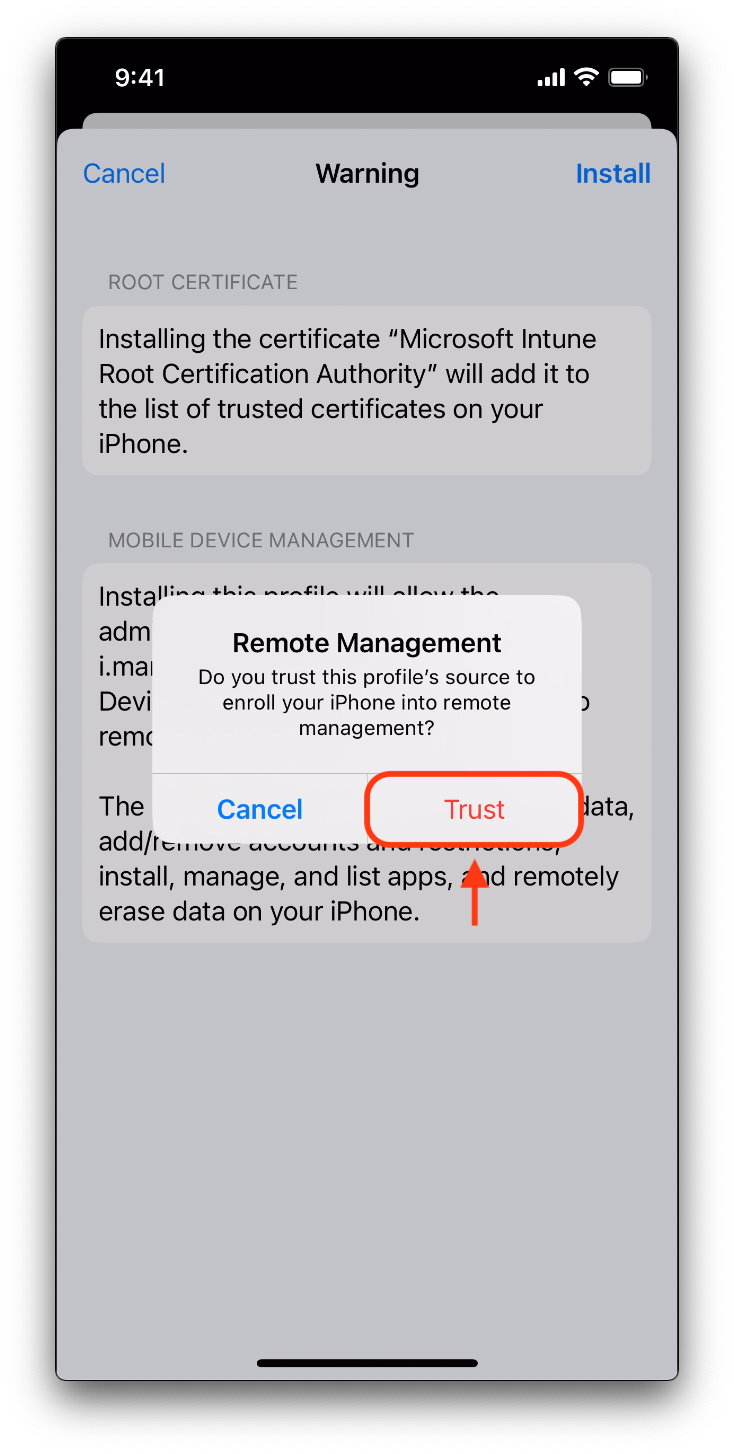 - Intune Mobile - How to enroll an iPhone or iPad - Knowledge Portal