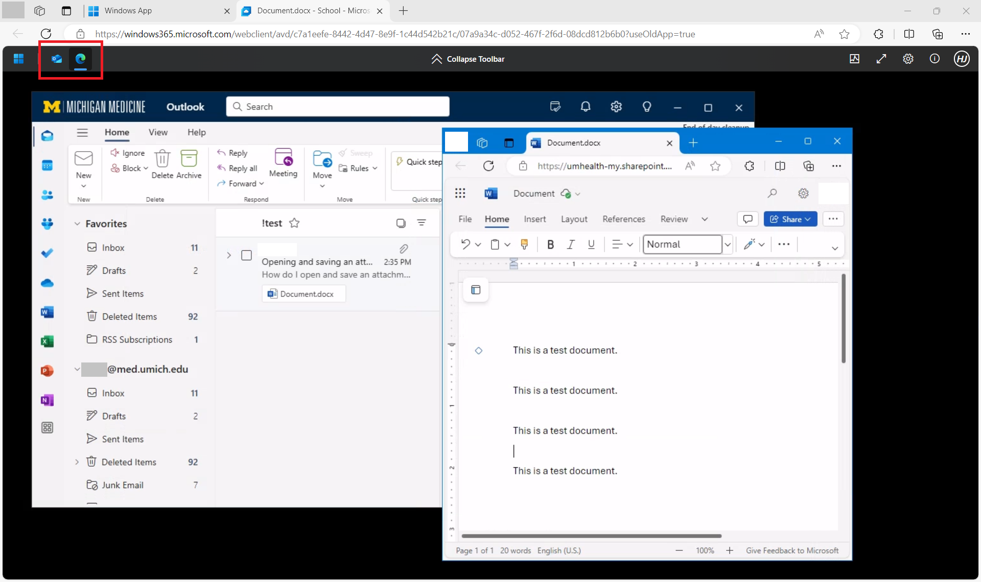 - Outlook Virtual App - Michigan Medicine - Help Center
