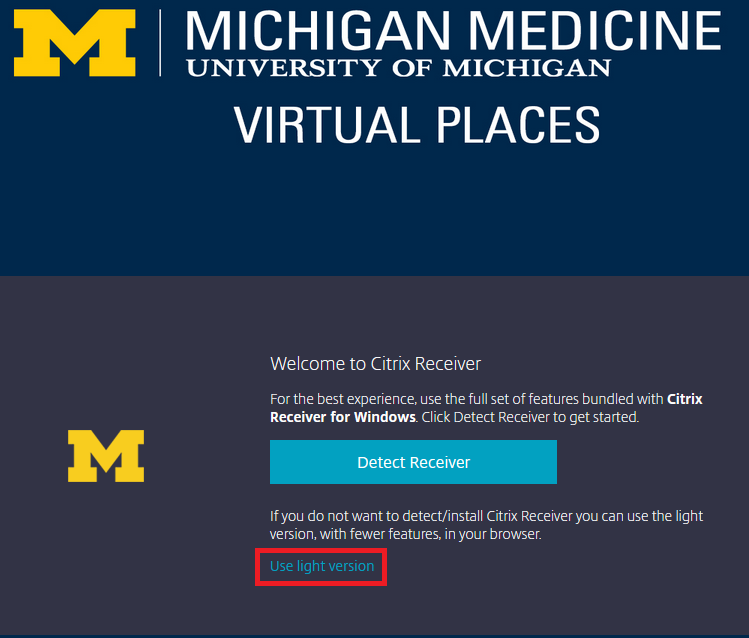 - Remote Access - Accessing Citrix-hosted Applications - Michigan ...